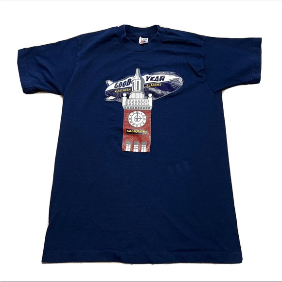Goodyear | Shirts | Vintage Goodyear Tires Blimp Gadsden Al T Shirt ...